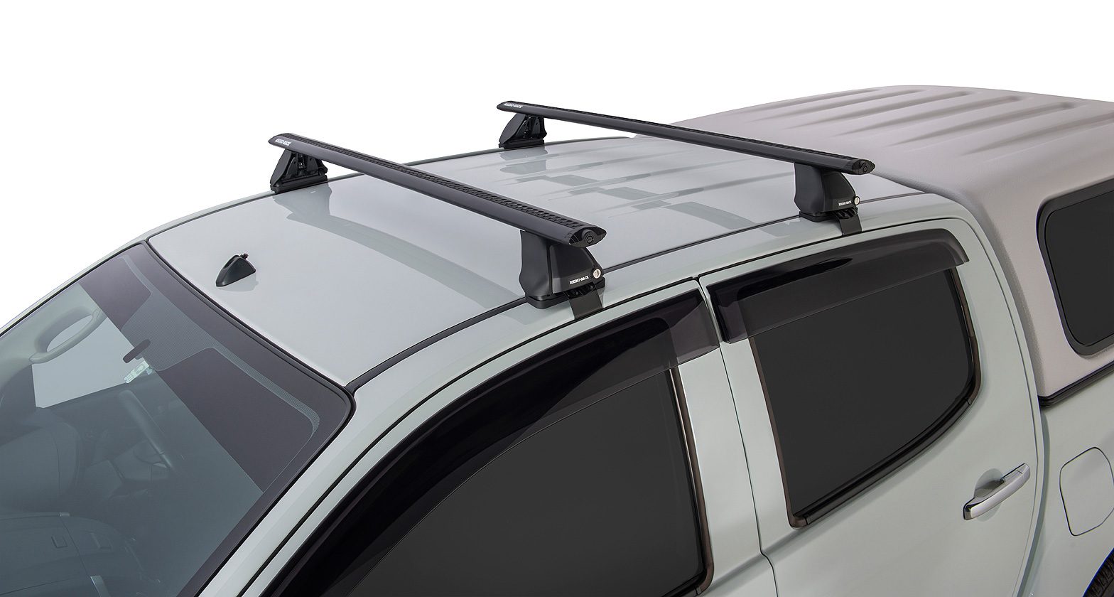 Vortex 2500 Black 2 Bar Roof Rack | Rhino-Rack AU