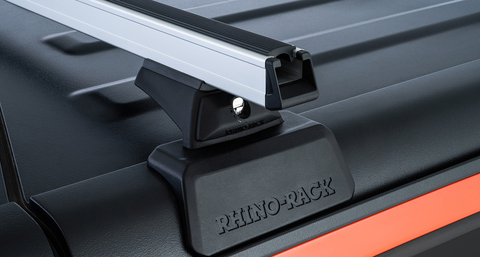 Heavy Duty Silver 2 Bar Rhino-Rack Backbone Roof Rack with RCL Legs ...